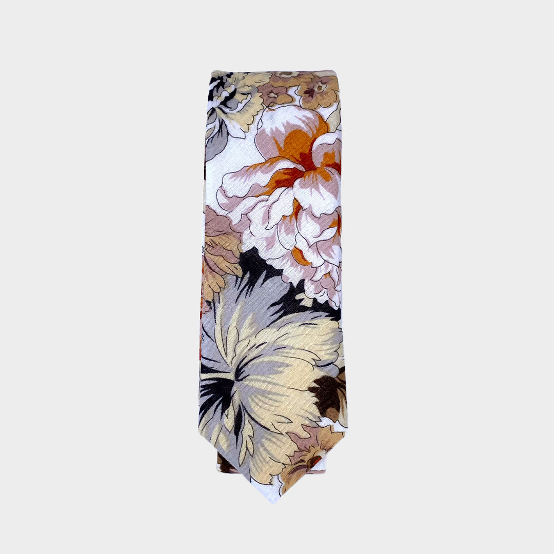 Huck Floral Necktie | Cotton Ties – Frank & Buck
